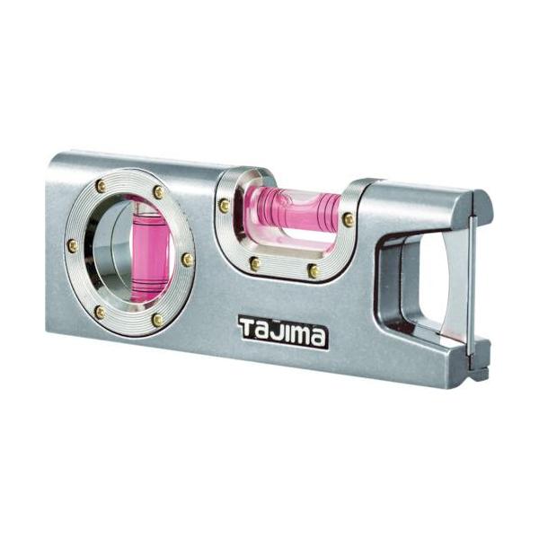 《メーカー》（株）ＴＪＭデザイン《品番》ML-120S《特長》●磁石付携帯型アルミ製水平器です。●パイプにしっかり固定できるV字溝測定面です。●大型通し孔付です。●暗所でも読める蓄光プレートを採用しています。●磁束密度約330ミリテスラ(m...