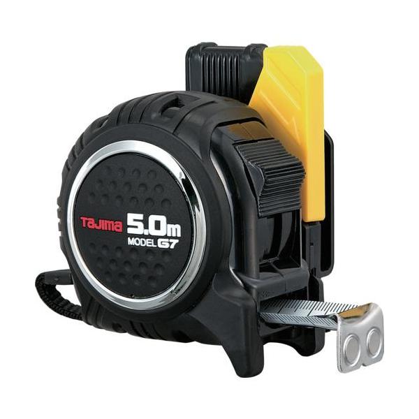 《メーカー》（株）ＴＪＭデザイン《品番》SFG7LM2550S《特長》●尺相当目盛付です。●片手で簡単脱着できる、落下防止用ベルトホルダー付です。●剛性力アップのためテープを厚くした剛厚テープを採用しています。●鉄にガッチリ付く、マグ爪採用...