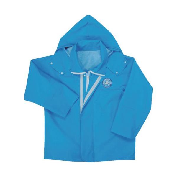 《メーカー》阪神素地（株）《品番》RA-96BL-LL《特長》●耐久性・耐候性に優れるＰＶＣ（塩化ビニール素材）製です。●フード取り外し可能です。《用途》●水産業。●農作業。《仕様》●色:ブルー●サイズ:LL●身長(cm):172〜179●...