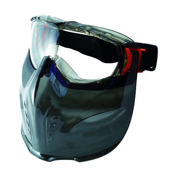 《メーカー》トラスコ中山（株）《品番》TSG-501TV《特長》●顔全体を保護できるバイザー付です。●バイザーは取り外し可能です。《用途》《仕様》●レンズ色:クリア●フレーム色:透明グレー●レンズ厚(mm):2.0●防曇加工:○●防傷加工:...