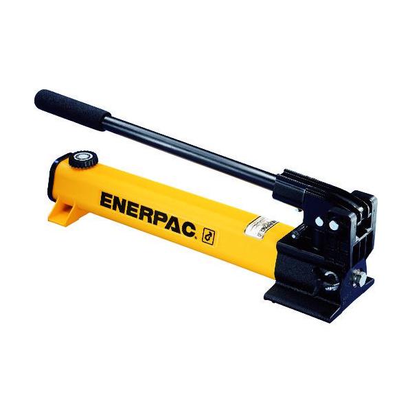 《メーカー》エナパック（株）《品番》P-392《特長》●シリンダに負荷が掛かるまで多く吐出する低圧と、70MPaの高圧とのスピード2段自動切替機能を持つポンプです。●スチール製手動ポンプと比較して本体質量を約1/2に軽量化しています。●持ち...