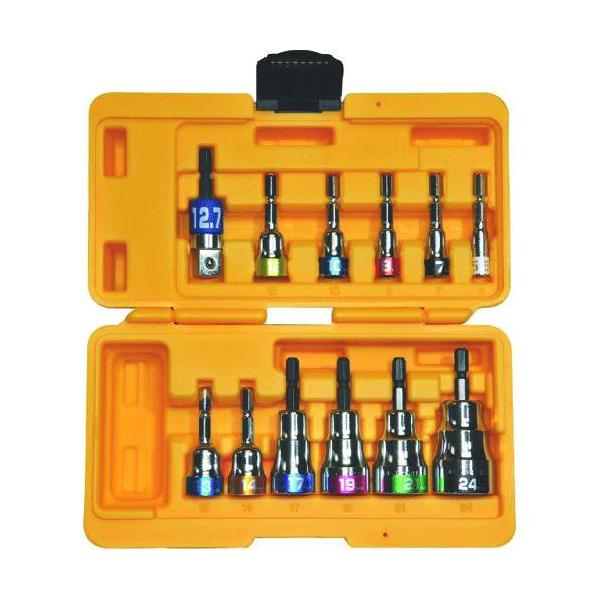 《メーカー》トップ工業（株）《品番》EHS-5524AS《特長》●EHS-17以上は六角シャンク部が圧入式で、ねじれや折れに強いです。●便利なアダプター（ESA-4DX)付のためインパクトドライバー等に装着してソケットレンチ用ソケットが使用...