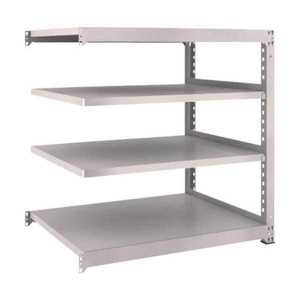 《メーカー》トラスコ中山（株）《品番》M3-4494B《特長》●ボルトを1本も使用していないボルトレス構造で、分解・組み立てが簡単。組立作業の時間を大幅に短縮できます。●棚の段変更が、25mmピッチで、自由に調整、変更ができます。●高さ、奥...