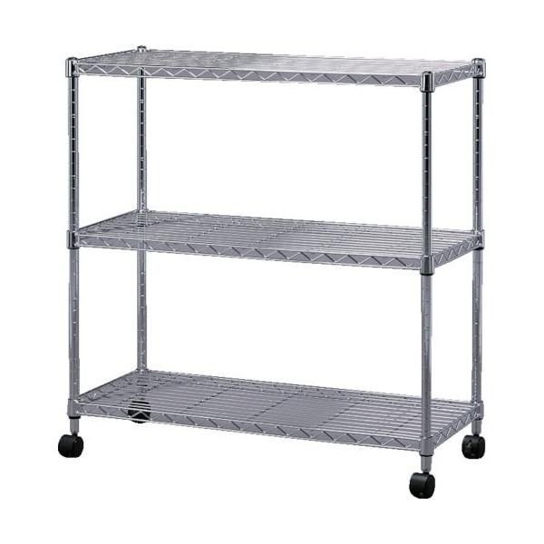 《メーカー》アイリスオーヤマ（株）《品番》SEM-8008《特長》●クロームメッキ仕上げのラックです。●クギやネジを使わずに簡単に組み立てることができます。●棚の高さは自由に変えることができます。●移動に便利なキャスター付です。●アイリスの...