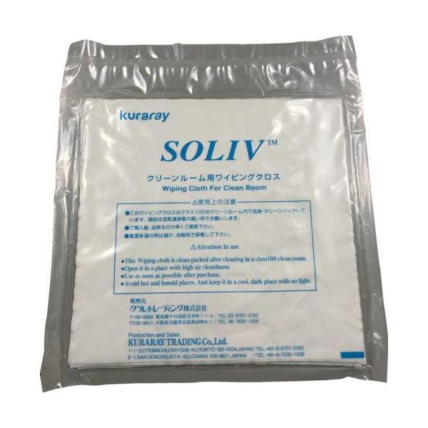 《メーカー》クラレトレーディング（株）《品番》SOLIV-2424《特長》●分割繊維「WRAMP」の超極細で扁平かつシャープな断面が、優れた拭き取り効果を発揮します。●純水洗浄・ヒートカットなどにより、発じんを抑制しています。《用途》●クリ...