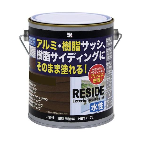 《メーカー》（株）ＢＡＮ−ＺＩ《品番》L-RSD/L07E6《特長》●業界初の樹脂やアルミサッシに塗装できる水性塗料です。●これまで、樹脂サッシの劣化した部分に塗装は不可でしたが、リサイドは密着性に優れ仕上げ作業性に優れています。《用途》《...