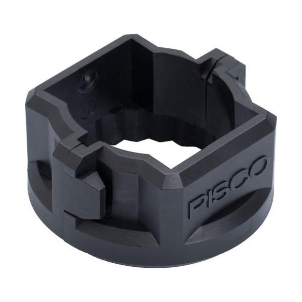 《メーカー》（株）日本ピスコ《品番》BVLCP60《特長》●ボールバルブエルボタイプのネジ部に取付けるだけでハンドル操作時の本体との共回りが解決します。《用途》《仕様》●高さ(mm):17.5●適合機種:60シリーズ●外径(mm):36.4...