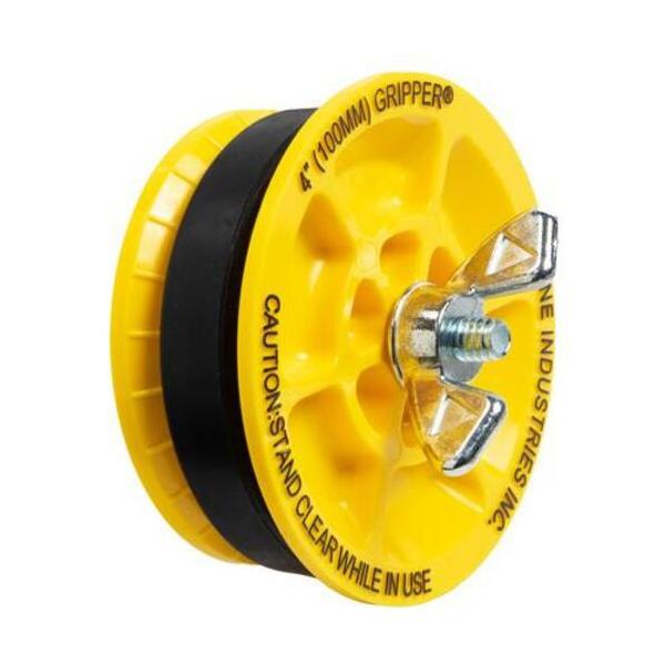 《メーカー》（株）カンツール《品番》G-4《特長》●蝶ネジを手で締めることによって拡張させて管に密着するプラグです。《用途》《仕様》●呼び径(mm):100●長さ(m):96●長さ(mm):64●最小〜最大使用管径(mm):97〜103●最...