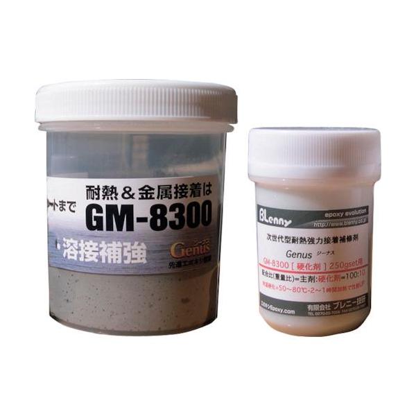 《メーカー》（株）テクノ・ソテック《品番》GM-8300《特長》●溶接ができない、火気が使えない箇所での使用に最適です。●繰り返しのヒートサイクルに強い。●金属に対して、強力な接着力。●垂直面に塗っても垂れ落ちません。●耐薬品、耐水、耐油性...