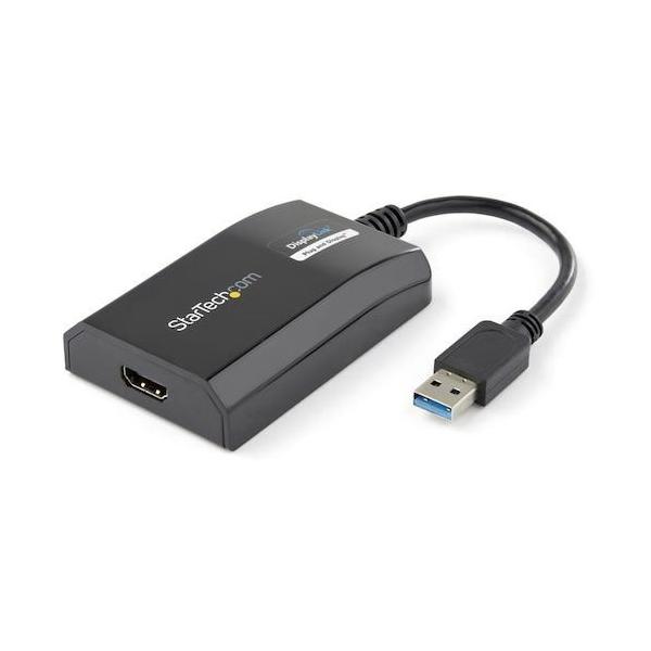 《メーカー》ＳＴＡＲＴＥＣＨ．ＣＯＭ社《品番》USB32HDPRO《特長》●USB Type-AポートにHDMIモニターを接続します。●バスパワーで動作し、外付け電源が不要です。●DisplayLink認証に対応し、プラグアンドプレイで動作...