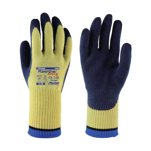 《メーカー》（株）東和コーポレーション《品番》344S-8M《特長》●アラミド繊維と金属繊維の混合糸を採用しており、耐切創性に優れています。●ピタッと吸着して掴みやすい、特殊すべり止め「マイクロフィニッシュ加工」を施しています。●欧州規格E...