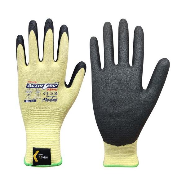 《メーカー》（株）東和コーポレーション《品番》591S-10XL《特長》●アラミド繊維と金属繊維の混合糸を採用しており、耐切創性に優れています。●特殊すべり止め「マイクロフィニッシュ加工」を施しているため、油に濡れても高いグリップ力を発揮し...