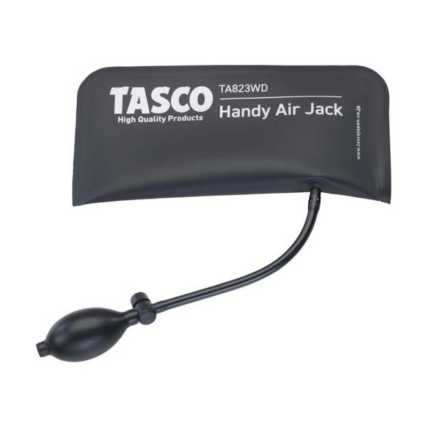 《メーカー》（株）イチネンＴＡＳＣＯ《品番》TA823WD《特長》●ルームエアコン据付や家具・家電の移動等、様々な場所で活躍可能なハンディジャッキです。《用途》●ルームエアコン左配管接続時のストッパーとして。●冷蔵庫、家具、本棚、ロッカーな...