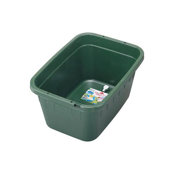 《メーカー》新輝合成（株）《品番》02200《特長》●水抜き栓とホース止め付のタライです。●飲料水の冷却やガーデニング、物の保管、ペットのシャンプーなど多用途に使用できます。●食品衛生法適合商品です。《用途》●ガーデニング、飲料水の保管、野...