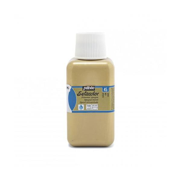 《メーカー》ペベオ・ジャポン（株）《品番》296045《特長》●黒や赤、紫などの濃い色生地にも描けて、鮮やかな発色です。《用途》●綿、麻、シルク、デニムに。《仕様》●色:ゴールド《仕様２》●手描きやステンシルに適した布専用水性アクリル絵具。...