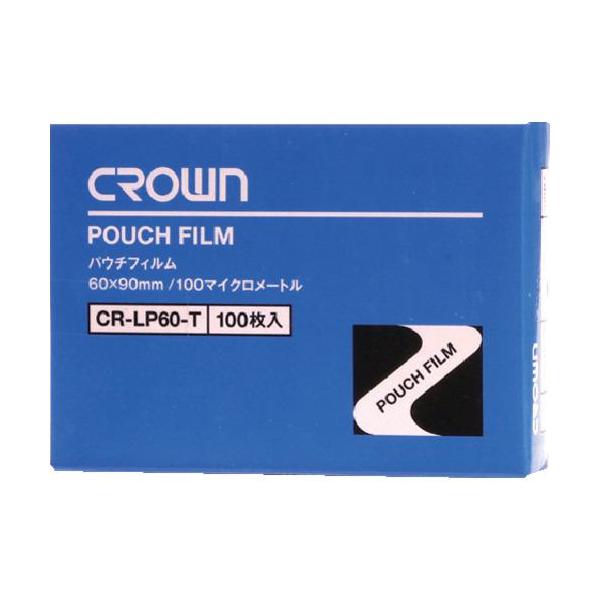 《メーカー》（株）クラウングループ《品番》CR-LP60-T《特長》●さまざまな用途に対応できる豊富なサイズバリエーションです。《用途》《仕様》●サイズ:一般カード用●フィルムサイズ縦(mm):60●フィルムサイズ横(mm):90●厚さ(μ...