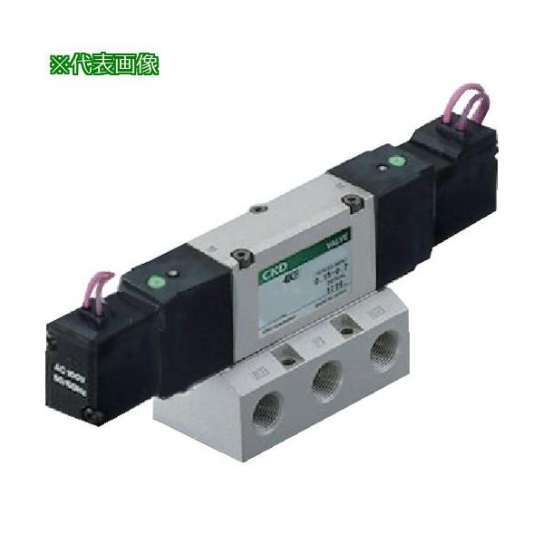《メーカー》ＣＫＤ（株）《品番》4KB120-06-AC100V《特長》●ダブルソレノイドタイプの5ポート弁です。●サブプレート配管です。●摺動部の耐摩耗性と摺動性を向上させ、大幅な寿命アップと応答性の安定化を実現しました。《用途》●Φ２０...