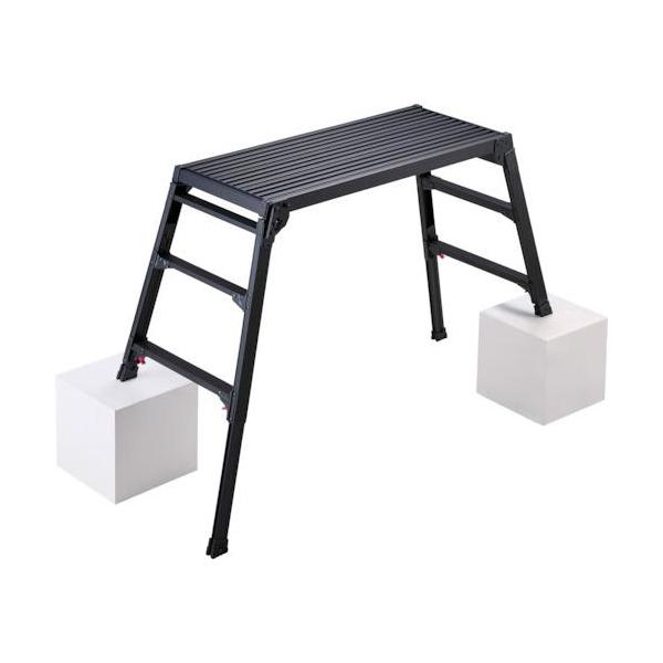 《メーカー》長谷川工業（株）《品番》DRSWB-1000《特長》●幅広天板と脚部伸縮で足元の安心感も抜群です。●約31ｃｍまでの段差を解消できます。●奥行42ｃｍの幅広タイプです。《用途》●一般ご家庭での日曜大工、内外装補修作業、洗車作業、...