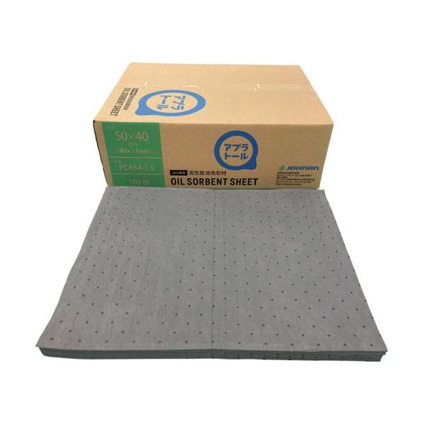 《メーカー》ＪＯＨＮＡＮ（株）《品番》PCA54-1.5《特長》●自重の１０倍以上のオイル・水をキャッチします。（当社実測値）《用途》●オイル・水用。●油拭き取りウエスの代替品として。《仕様》●油吸収量(L/箱):34●縦(mm):400●...