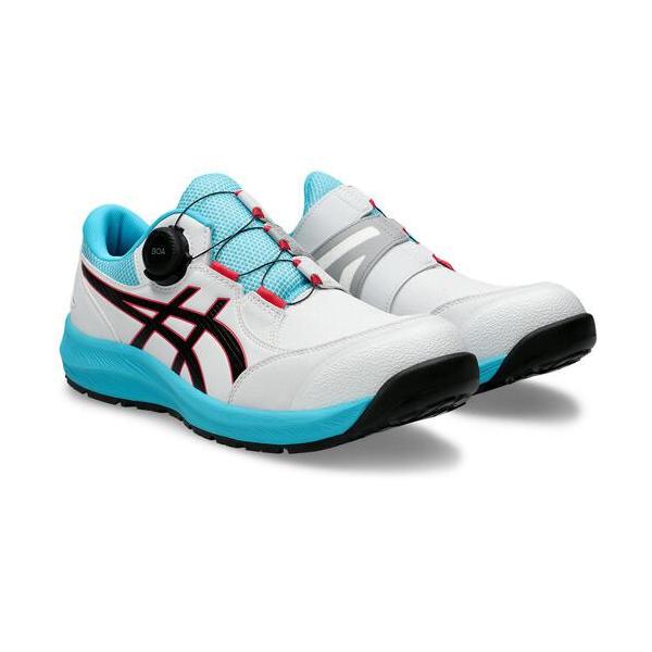 《メーカー》アシックスジャパン（株）《品番》1273A095.100-27.0《特長》●ワーキングシューズでは、国内初となるオーバーラップ・トライ・パネル構造のBOAフィットシステムを採用しました。●BOAレースがよりしっかりと締まるサイド...