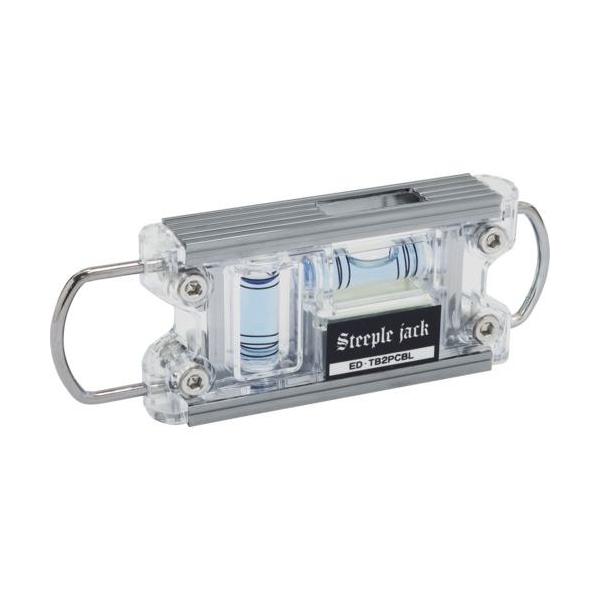 《メーカー》新潟精機（株）《品番》ED-TB2PCBL《特長》●化学の力と匠の技で金属を「化匠」する「スワオメッキ」と水平器メーカー「エビス」とのコラボ商品です。●黒色メッキ(パールコバルト)を纏う光の結晶、現場で輝く存在感です。●当社比3...