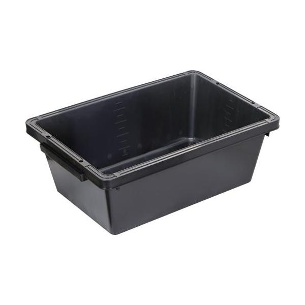 《メーカー》トラスコ中山（株）《品番》PSB60-BK《特長》●リサイクル原料を使用した環境に優しい容器です。●軽量のため持ち運びが便利です《用途》●モルタル、コンクリートなど材料を混ぜる作業に。●長靴などの土や泥汚れ落としに。●園芸での土...