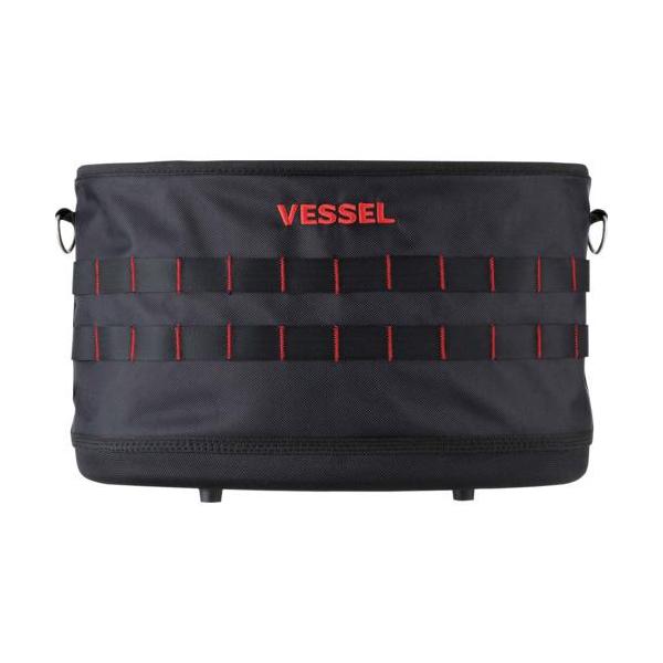 《メーカー》（株）ベッセル《品番》TBK-400《特長》●工具が底を突き抜けない底板入りです。●大容量です。●脚立などに掛けられるフック付です。●形状が崩れにくい厚手生地+ワイヤー入りです。●分厚く幅広なショルダーパッドです。●落下防止コー...