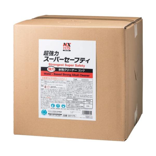 《メーカー》（株）イチネンケミカルズ《品番》001175《特長》●強力水性クリーナー●当社比較で一番強い洗浄力があります。●無リン、PRTR 非該当。●アルカリ成分によって頑固な油汚れや焼付いた油汚れ等を除去する金属・機械用脱脂洗浄剤です。...