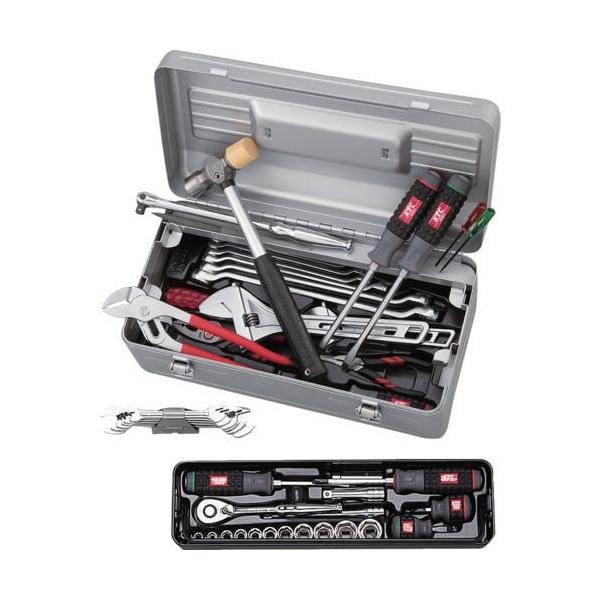 《メーカー》京都機械工具（株）《品番》SK3482S《特長》●自動車整備・機械の整備に最適です。●持ち運びが楽なコンパクトサイズです。●収納時にハンドルが出っ張りません。●ハンドル付キャリングトレイは本体から取り外して持ち運べる優れものです...