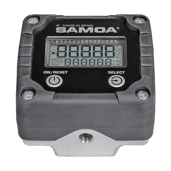 《メーカー》サモア社《品番》SG1110《特長》●グリス用デジタル流量計です。●コンパクト設計で、市販の乾電池(単4×2本)を使用し作動します。《用途》●軸受メンテナンス時のグリス補充に。●グリス用流量計に。《仕様》●適合機種:SG4170...