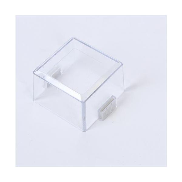 《メーカー》セーフラン安全用品（株）《品番》J2557《特長》●内寸(mm) 45x45x35mm《用途》●機械などのスイッチ誤作動防止用に。《仕様》●色:透明●幅(mm):45●奥行(mm):45●高さ(mm):35●取付仕様:マグネット...