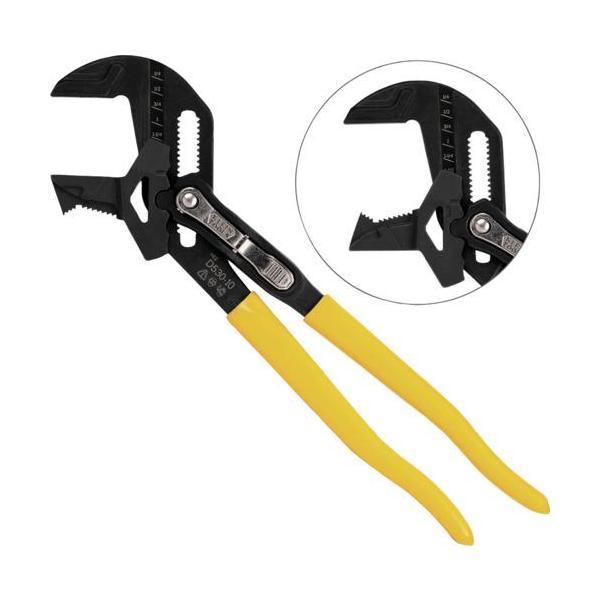 《メーカー》ＫＬＥＩＮ　ＴＯＯＬＳ社《品番》D53010《特長》●下顎の上下を入れ替えることでモンキーレンチとしても、ウォーターポンププライヤーとしてもご使用いただける1本二役のプライヤーです。●プッシュボタンの位置がハンドルに近いところに...