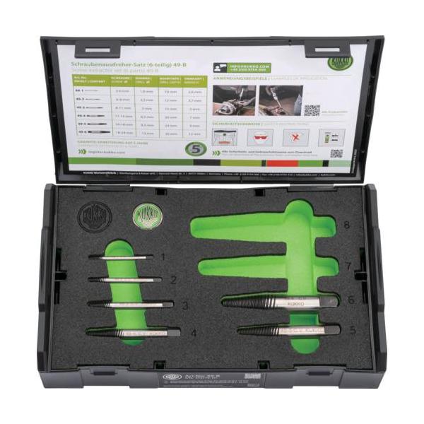 《メーカー》ＫＵＫＫＯ社《品番》49-B《特長》●細かい溝が折れ込みボルトに確実に食い込み除去します。●クロームバナジウム鋼製で耐久性に優れています。●ケース内には型取りフォームが入っておりツールの紛失予防になります。《用途》●折れ込みボル...