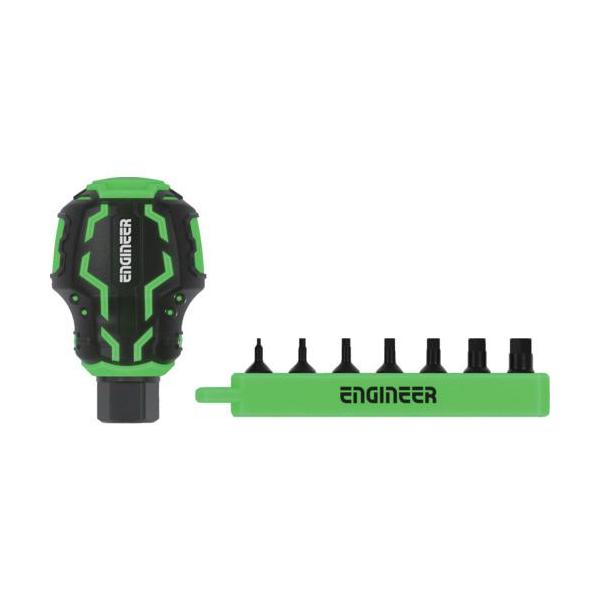 《メーカー》（株）エンジニア《品番》DZ-92《特長》●STUBBYドライヴ(DZ-90)とご家庭の狭い場所での組み立て、修理に便利なヘックスビット7本組(DH-301)のセットです。●ビットはサビが発生しにくいリン酸マンガン処理です。●全...