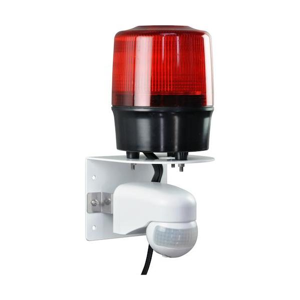 《メーカー》（株）日惠製作所《品番》VL12R-100NPR/UJ《特長》●人感センサーで人を検知し、回転灯が光り注意喚起を行います。●回転灯と人感センサー、ブラケットのセットの商品です。《用途》●見通しが悪い通路等の注意喚起用警告灯に。《...