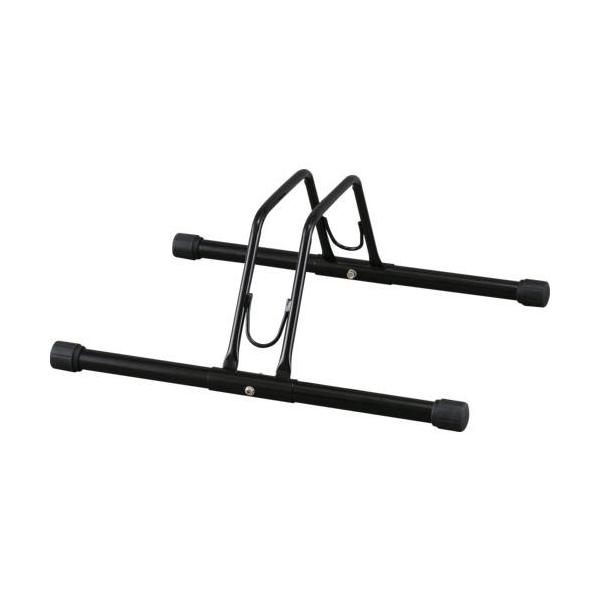 《メーカー》アイリスオーヤマ（株）《品番》BYS-1-R《特長》●簡単に設置ができる自転車スタンドです。●子供用からスポーツタイプまで様々な車種のタイヤに幅広く対応します。●ネームプレートや鍵の取り付けに便利なパイプが付いています。《用途》...