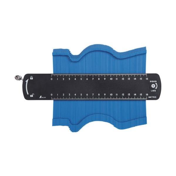 《メーカー》シンワ測定（株）《品番》77925《特長》●DIY・リフォーム・タイル貼りなどで柱や壁等をを写し取る時に便利です。●ゲージが1.8mmと薄く不規則な形状でも正確に写し取る事ができ、部材の下端に密着するのでケガキやすいです。●締め...