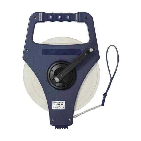 《メーカー》積水樹脂（株）《品番》12-50HRWN《特長》●3倍速で巻き取れるギアを搭載しています。●伸び・縮みに強いガラス繊維製巻き尺です。●目盛は両面印刷、表面は白色地に2mm目盛、裏面は黄色地に5mm目盛《用途》《仕様》●テープ長さ...