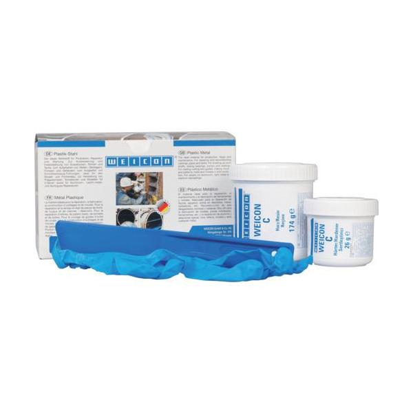 《メーカー》ＷＥＩＣＯＮ社《品番》10104810《特長》●耐熱性と流動性に優れています。●軽金属製の工具や模型、金型製作や部品補修など多用途に利用可能です。●粘度が低いため亀裂や粗い表面にも均一に浸透します。●硬化後は穴あけやタップ加工も...