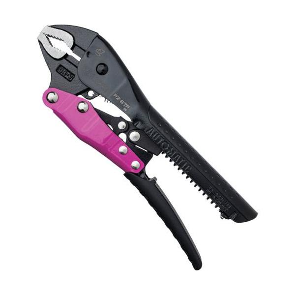《メーカー》（株）エンジニア《品番》PZ-87P《特長》●「PINK&amp;BLACK」シリーズ。●オートアジャスト+イージーリリース、ネジザウルス機能付きバイスプライヤーです。●オートアジャスト機能搭載で、開き幅の調整が不要です。●レバ...