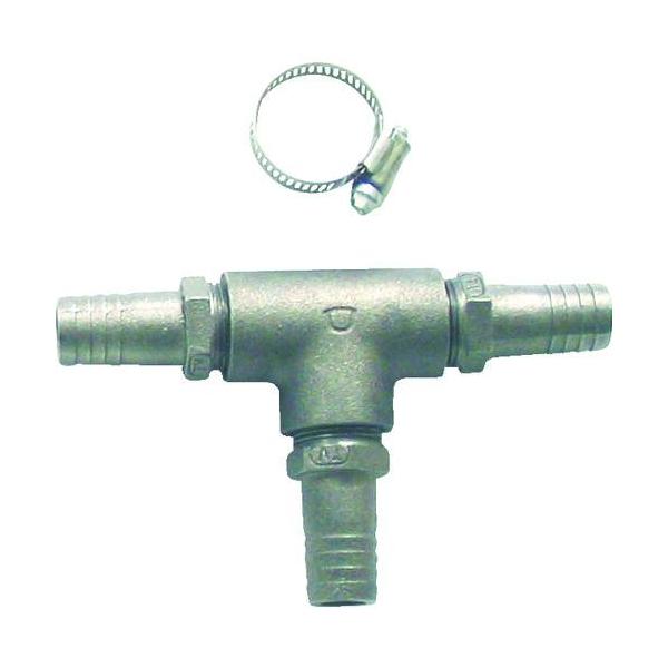 《メーカー》大研化成工業（株）《品番》GUP-T《特長》●融雪プロテクターの敷設に使用します。《用途》●融雪プロテクターのスペア部品に。《仕様》●適合ホース内径(mm):18〜21●品名:T型ジョイント●用途:本体同士、本体とホースの接続●...