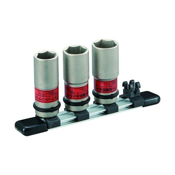 《メーカー》ＴＯＮＥ（株）《品番》HA403N《特長》●インパクト用ソケットをホルダに組み込んだ使いやすいセットです。●ソケットの取り外しが容易なアルミタイプのソケットホルダーで作業効率がアップします。《用途》《仕様》●差込角(mm):12...