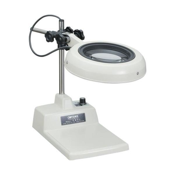 《メーカー》（株）オーツカ光学《品番》ENVL-B3X《特長》●LEDには拡散カバーを搭載し、均一な面照度を実現しました。●LEDは40000時間の長寿命（設計値）です。●交換レンズ（別売）は8種類（2倍・3倍・4倍・6倍・8倍・10倍・1...