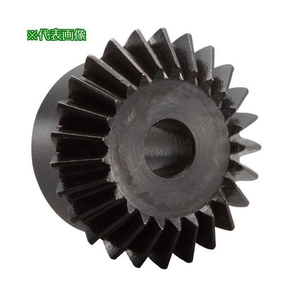 《メーカー》片山チエン（株）《品番》KM2-25《特長》●直角でかみ合い、歯数比が1:1のかさ歯車《用途》●あらゆる機械装置で、軸の回転方向を90°変える時に使用。《仕様》●モジュール:2●歯数:25●基準円直径(mm):50●穴径(mm)...