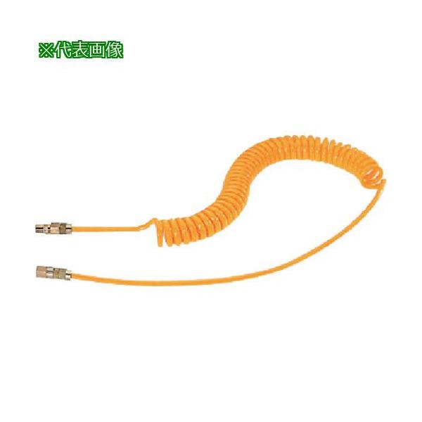 《メーカー》千代田通商（株）《品番》SPH-803-0105Y《特長》●ポリエステル樹脂を使用し柔軟性、弾力性に優れています。●耐油性・耐寒性に優れています。●手元ホース一体型のため、スパイラル部が邪魔にならない形です。●サイズ、長さが豊富...