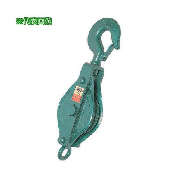 《メーカー》（株）スリーエッチ《品番》100-1B《特長》●強力、堅牢な滑車です。《用途》●ロープを通し、荷物等の吊り上げや引っ張り作業。《仕様》●基本使用荷重(t):1●最大使用ロープ径(mm):12●車数:1●車径(mm):100●頭部...