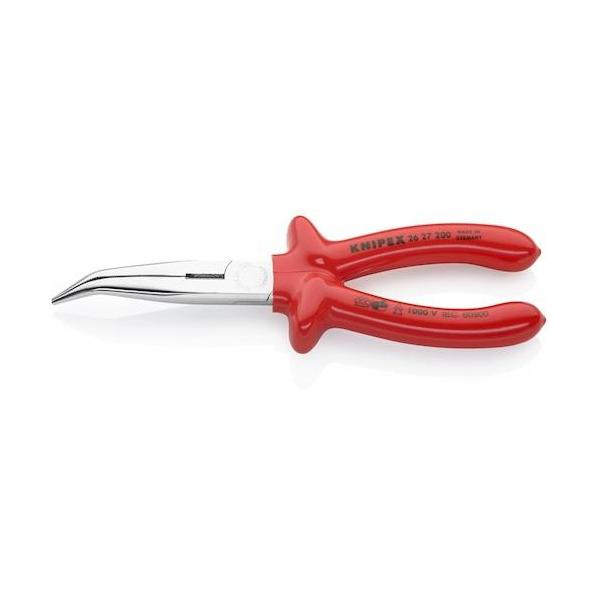 《メーカー》ＫＮＩＰＥＸ社《品番》2627-200《特長》●欧州規格EN60900適合品で1000V絶縁仕様です。●ヘッドの先端形状は半丸型です。●入念な焼入れ処理が施されたカッター部の硬度は約HRC61です。●つかみ面には滑り止めの横スジ...