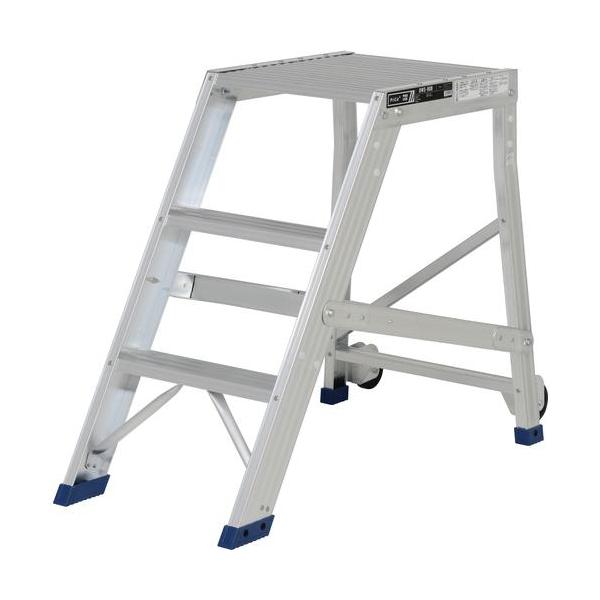《メーカー》（株）ピカコーポレイション《品番》DWS-90B《特長》●頑丈で安定性に優れた業務用アルミ製作業用踏台です。●背面キャスター付です。●オプションで手すりの取り付けが可能です。《用途》●工場・倉庫内作業に。《仕様》●最大使用質量(...