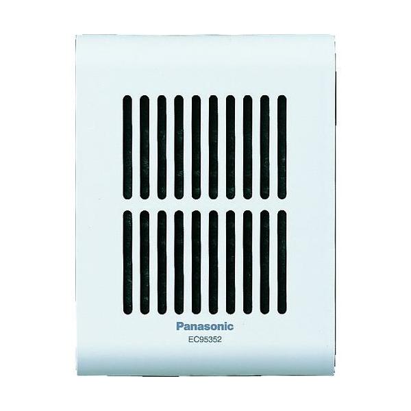 《メーカー》パナソニック（株）エレクトリックワークス社《品番》EC95352《特長》●親機の機能が連動します。《用途》●他の部屋へも来客をお知らせします。《仕様》●幅(mm):90●奥行(mm):30●高さ(mm):120《仕様２》●定格電...