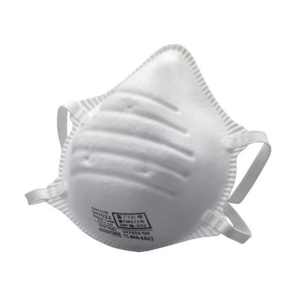 《メーカー》ミドリ安全（株）《品番》SH7022-SH《特長》●ノーズフォームが鼻に優しくフィットし、マスク上部からの息漏れも抑えます。●しめひもはアジャスタ付で、しっかりフィットさせることができます。●マスクの内側（接顔部）には、ソフトに...